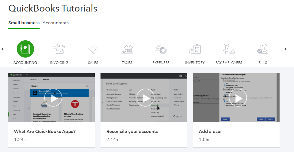 QuickBooks Small Business Tips from Pro Advisors